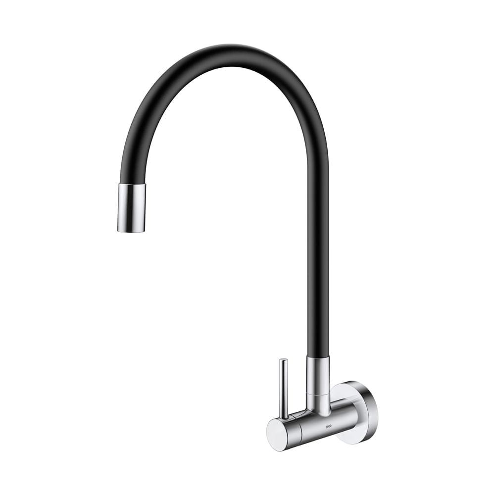 Torneira Docol Spice 904857 De Parede Cromada Preta Lumienergy